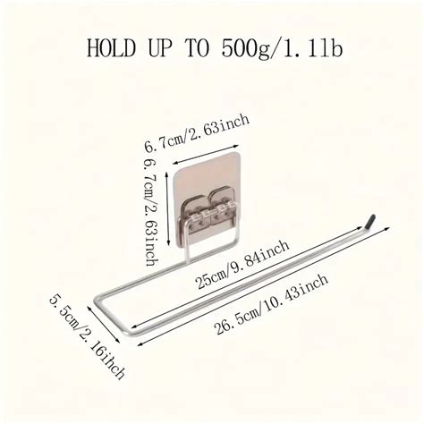 부착형 종이 타월 거치대 주방 및 욕실용 벽걸이 스테인레스 스틸 롤 정리함 다양한 설치 방법 내구성 있는 소 Temu Republic Of Korea