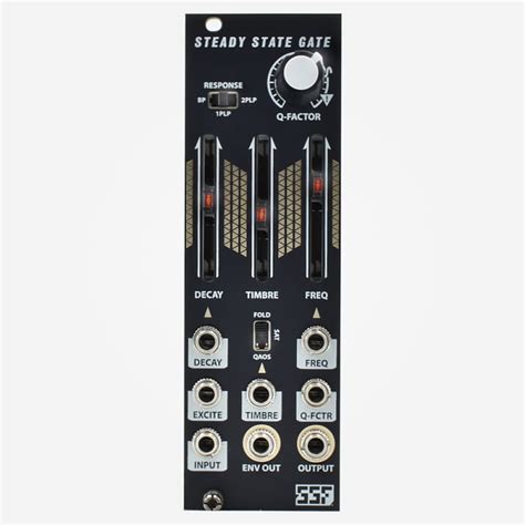 Ssf Steady State Gate Black Eurorack Resonant Low Pass Reverb