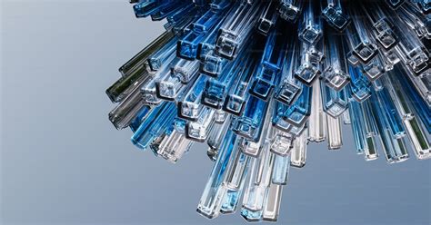 파란색의 투명한 물체가 공중에 표시됩니다 사진 Unsplash의 붐 이미지