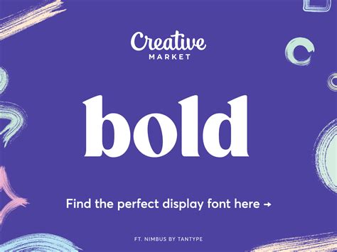 Display Font By Creative Market On Dribbble