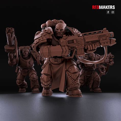 Sergeant Space Knights Single Weapons Redmakers