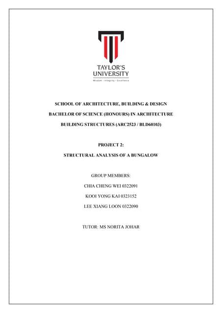 Structurala Analysis Report Doc