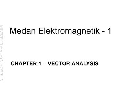 Solution Chapter 1 Vector Analysis Studypool
