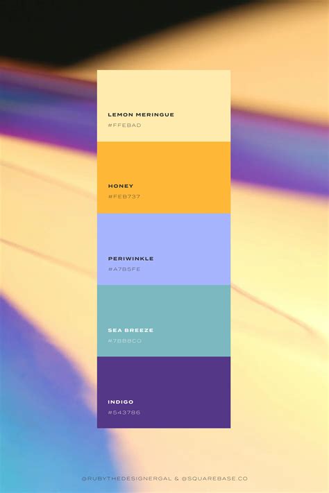 Fresh Bright And Cool Colour Palette For Your Brand Or Squarespace Website Color Palette