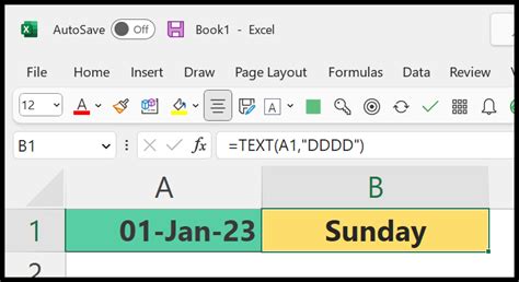 Convert Date Into A Text Excel Formula