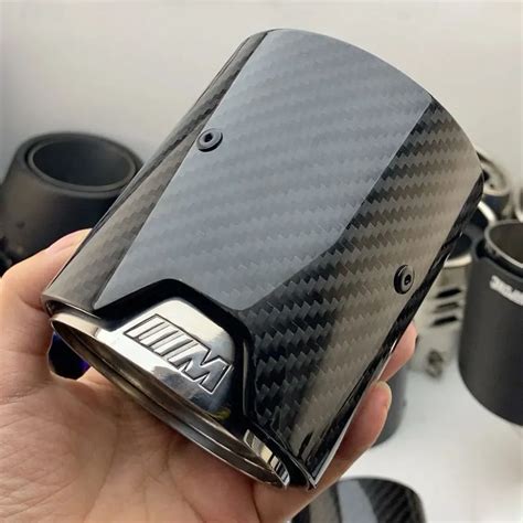 배기 팁 머플러 엔드 파이프 프로텍터 스테인레스 스틸 테일 장식 장식 팁 20 22 Bmw 320i 420 425 430i