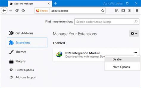 Tip Enable New Secret Ui Of Add Ons Manager Aboutaddons In Mozilla Firefox Askvg