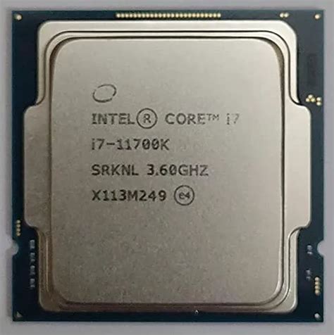 Intel Core I7 11700k Rocket Lake 8 Core 3 6 Ghz Lga 1200 125w Cm8070804488629 Desktop Processor