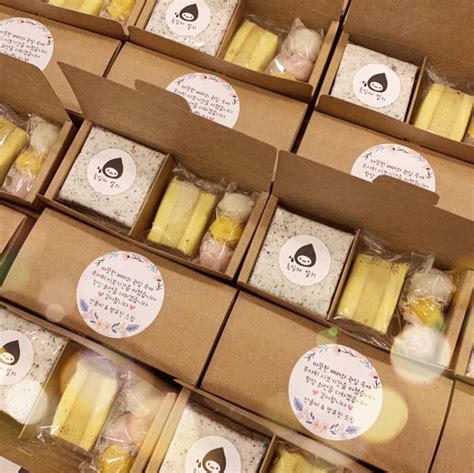 시보해제 답례떡 3구 흑임자 설기 카스테라 찰떡 꿀떡 구성입니다 ♥ 식사동떡집 시보해제 답례품 위드주디 네이버 블로그