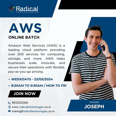 Radical Technologies India On Linkedin Aws Online Project Oriented Training On 20th May 2024