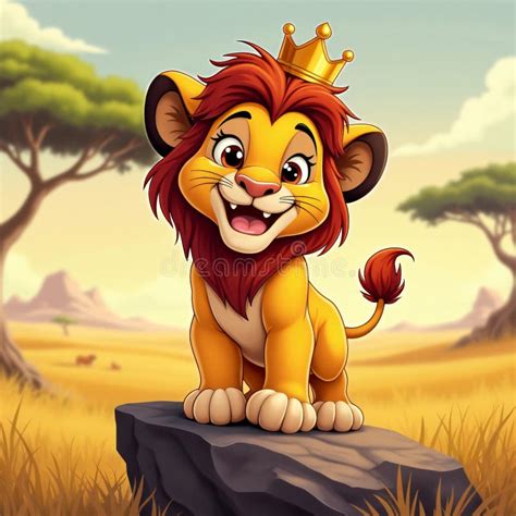 Cub King Lion Stock Illustrations 2636 Cub King Lion Stock