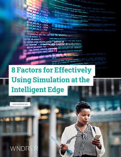Eight Factors For Effectively Using Simulation At The Intelligent Edge White Paper Eight Factors