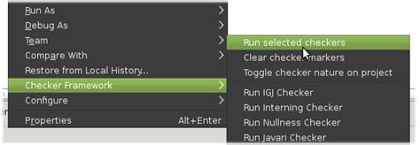 Checker Framework Eclipse Plugin