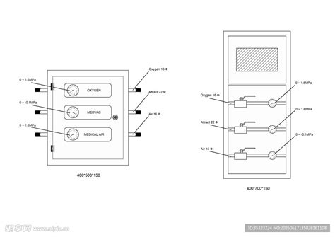 阀门箱图纸设计图 图片素材 其他 设计图库 昵图网