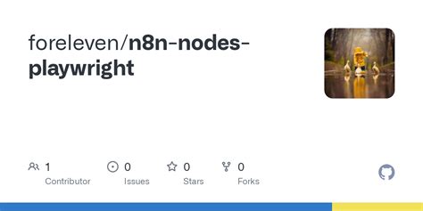 github foreleven n8n nodes playwright