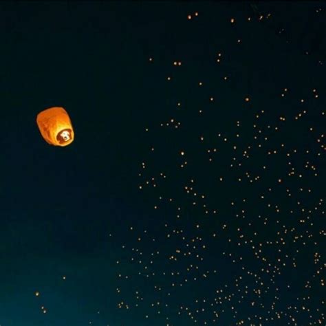 孔明灯 堆糖，美图壁纸兴趣社区