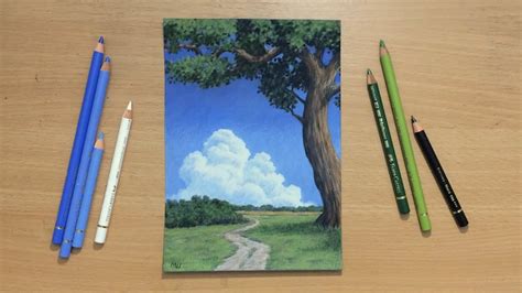 How To Draw Realistic Clouds With Colored Pencil