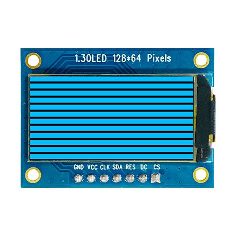 13 Oled Display Modules 64×128 Sh1107 4spi 7pin White Blue