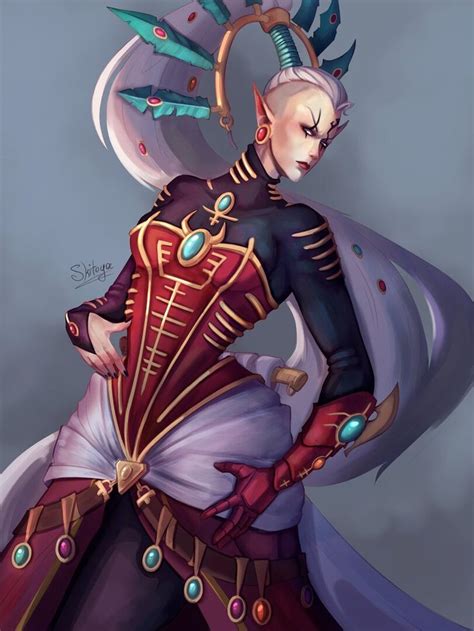 Пин от пользователя Vados на доске Aeldari Боевой молот Эскизы персонажей Эльфийка