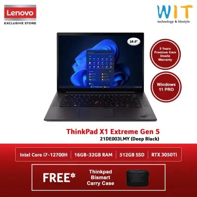 Lenovo Thinkpad X Extreme Gen Price In Malaysia Specs Rm Technave