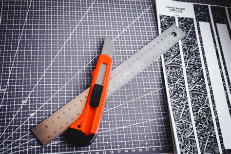 Handmade Paper Bead Templates Of Black Colored Floral Patterns Lying On