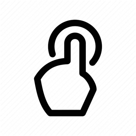 Cursor Gesture Hand Mobile Touch Icon Download On Iconfinder
