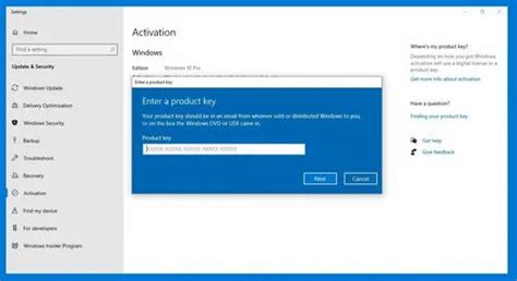 Windows 10 Professional License Digital Key Online Activation Win 10