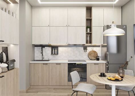 Кухня 5 кв м идеи дизайна интерьера планировки холодильник и мебель фото Mrdoors