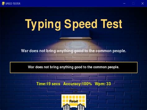 Typing Speed Tester Using Pygame Praveenv685