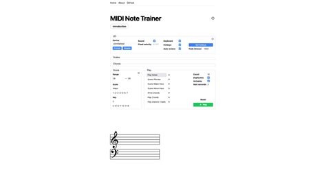 midi note trainer