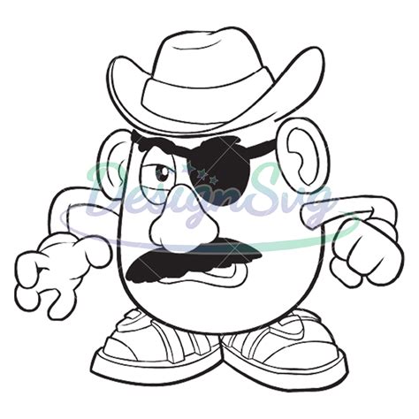 Toy Story Character Mr Potato Head Svg Designsvg