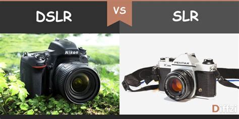 DSLR Vs SLR Camera Diffzi