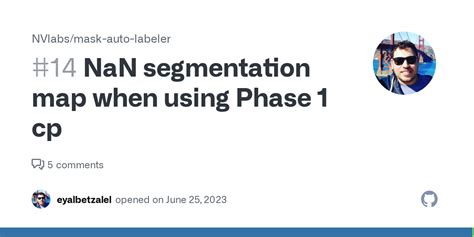 NaN Segmentation Map When Using Phase Cp Issue NVlabs Mask Auto Labeler GitHub
