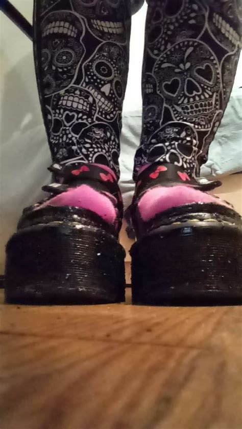Cute Goth Feet By Nekoweenpaws On Deviantart