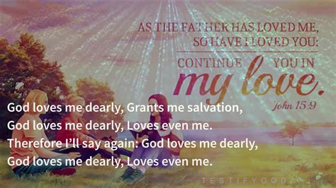 God Loves Me Dearly Hymn Of German Origin German Title Gott Ist Die