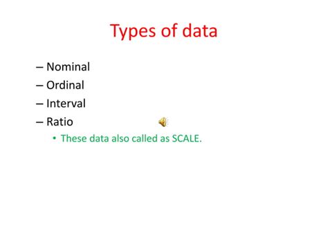 Types Of Measurement Scales In Research Methodology PPTX