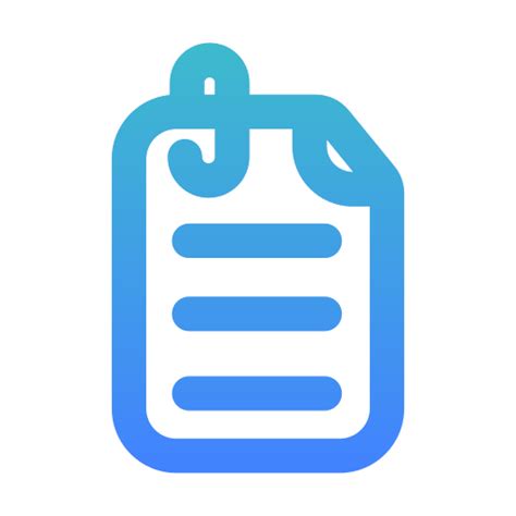 Attach File Generic Gradient Icon