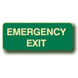 Exit Sign Emergency Exit