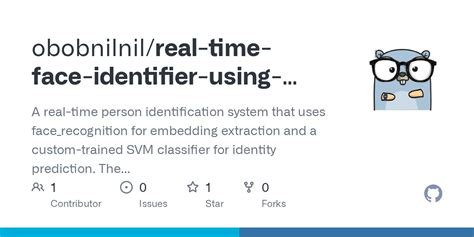 Github Obobnilnilreal Time Face Identifier Using Face Recognition