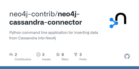 Github Neo4j Contribneo4j Cassandra Connector Python Command Line