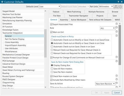 NX Tips And Tricks User Group And Site Settings