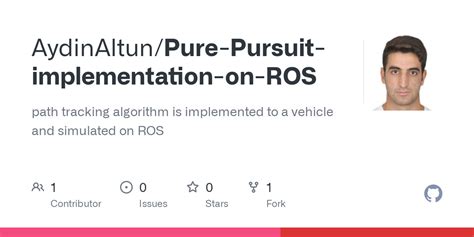 Github Aydinaltunpure Pursuit Implementation On Ros Path Tracking