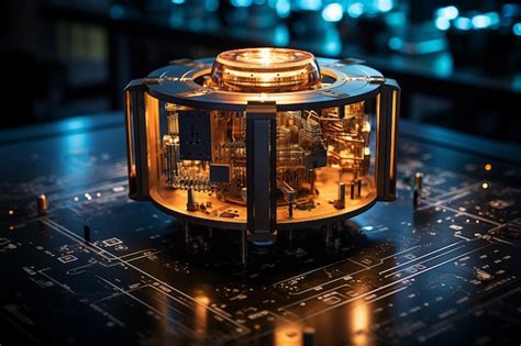 Premium AI Image Quantum Computer Quantum Processor Scientific Developments Superconducting