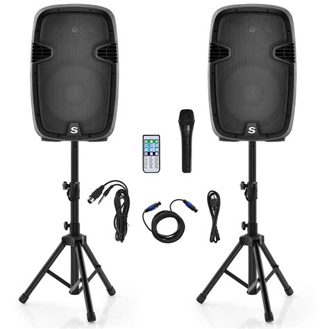 Costway Dual 12 In 2 Way 2000w Powered Speakers With Nepal Ubuy