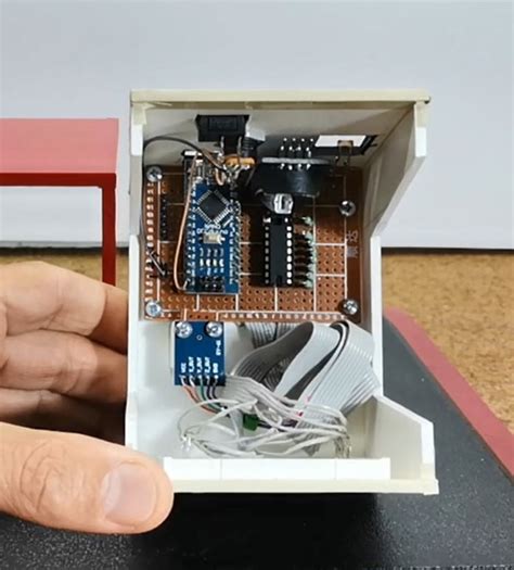 arduino buttonless led matrix clock with adxl335 sensor arduino