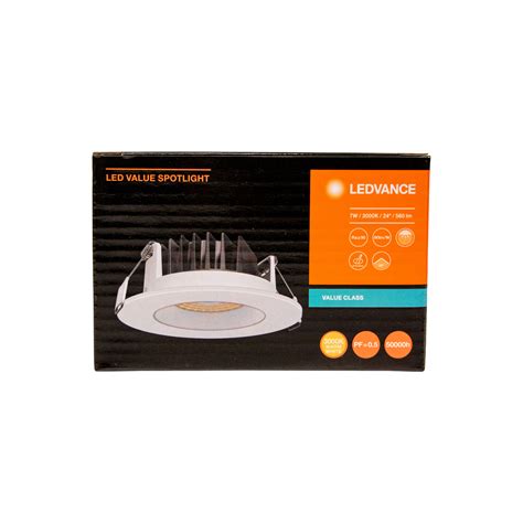 Ledvance Led Spot Light 7w Warm White 3000k