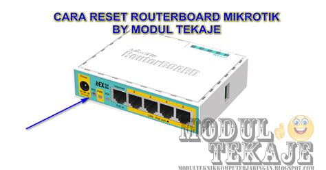 Cara Reset RouterBoard Mikrotik Republik TKJ