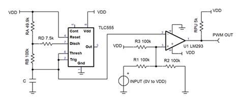 FAQ How Do I Design A Pulse Width Modulator PWM Circuit Using LMC TLC LM NA