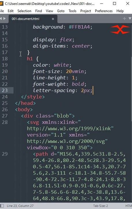 Svg Morphing Html Css Youtube