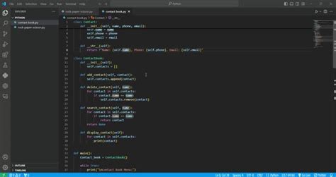 completed task 1 a contact book using python vakati venkata sai vasanth posted on the topic